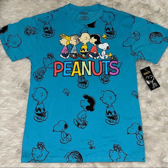 Peanuts | Shirts | Peanuts Snoopy Squad All Over Graphic Tee | Poshmark